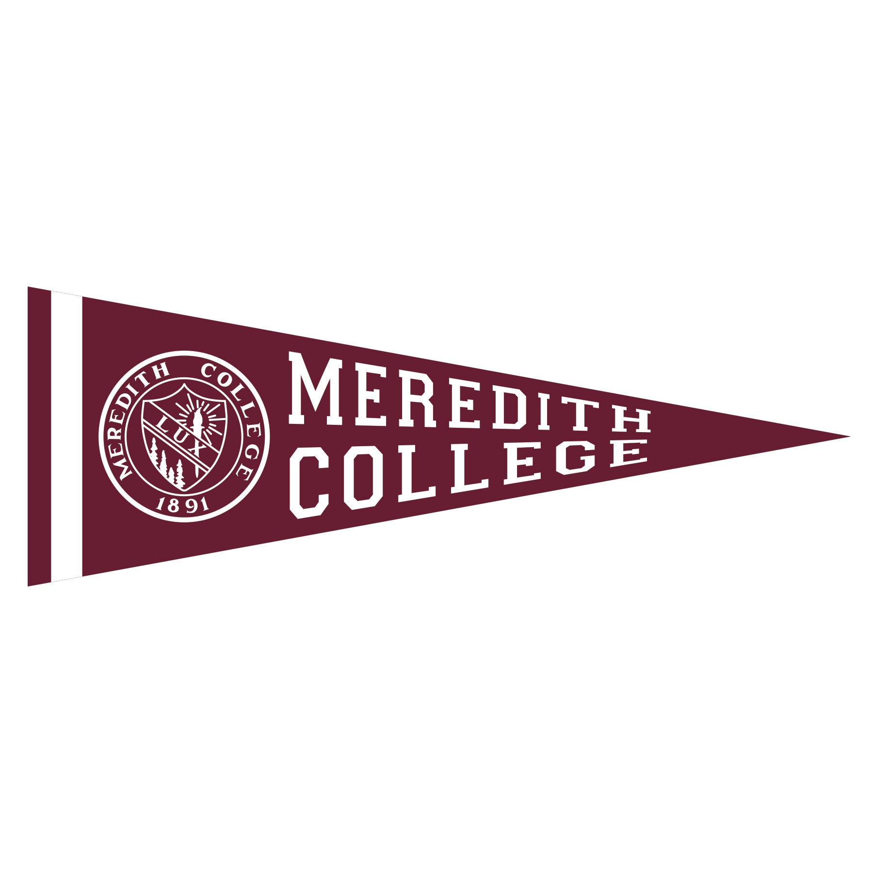Acrylic Laser Cut Magnet, Pennant, Seal Meredith College | Meredith ...